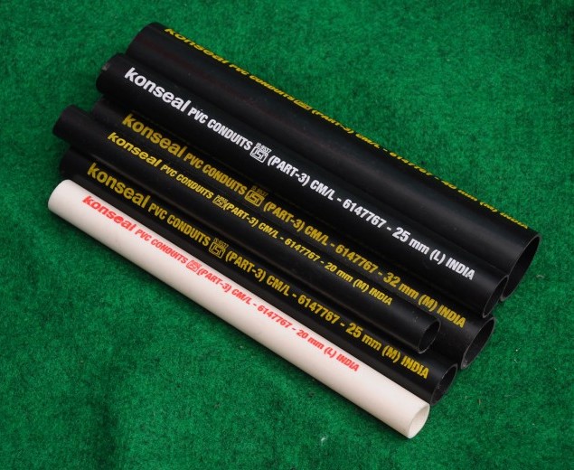 20 mm Light ISI PVC Conduit Ivory - 3 Metre - Electrical and Networking ...