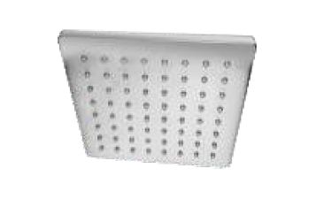 100 x 100 mm Head Shower Square Chrome Finish - ALD - 660 - Bath and ...