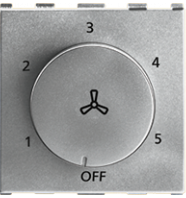 100 W 2 Module Step Fan Regulator Silver 66502S - Electrical and ...